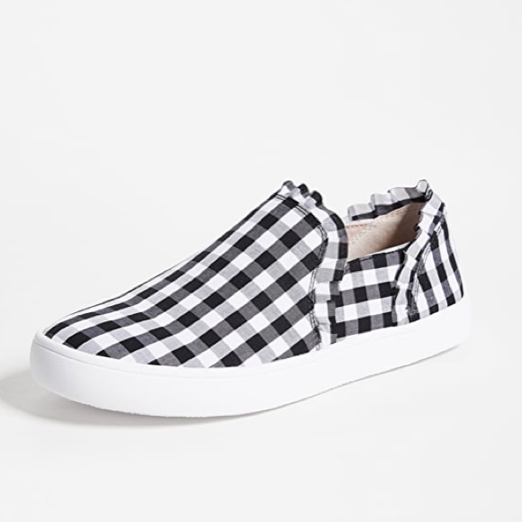 kate spade | Shoes | Kate Spade Gingham Check Ruffly Sneaker | Poshmark